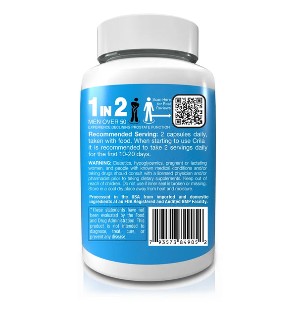Crila® for Prostate Health Herb | FREE US SHIP | CrilaForProstate.Com